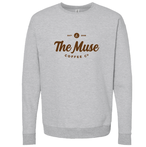 Muse Logo Crewneck – The Muse Coffee Co